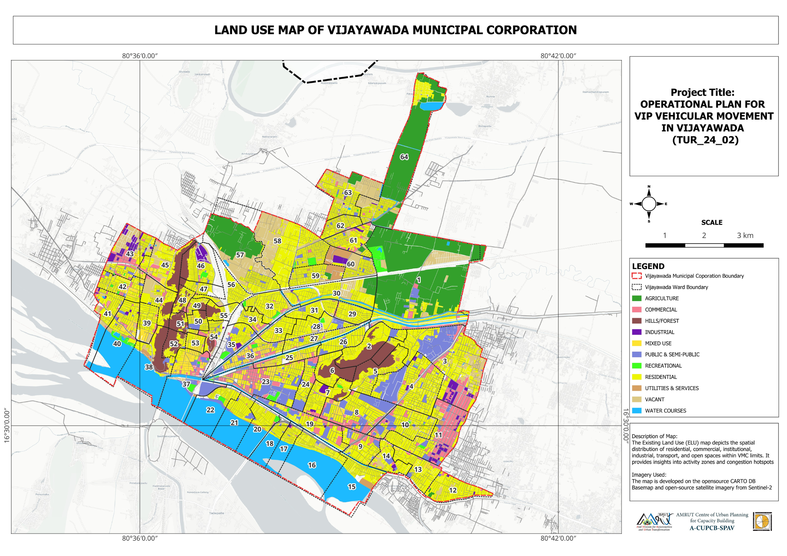 Vijayawada View Map – SPA Vijayawada AMRUT Centre of Urban Planning for ...